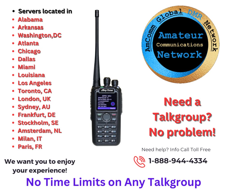 Welcome, we're glad you're here! | AmComm DMR/C4FM Network